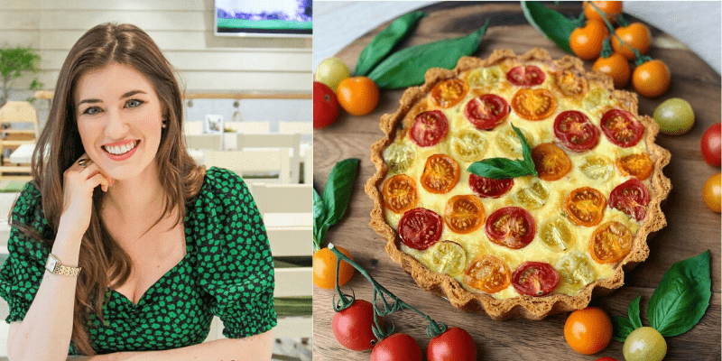 Alice Fevronias Tomato Spinach And Feta Tart Eden Project Communities