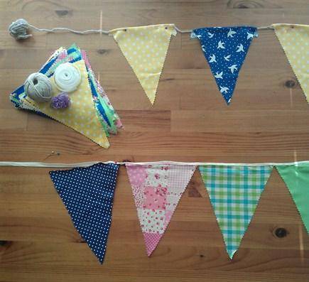 How to make bunting - Eden Project communities
