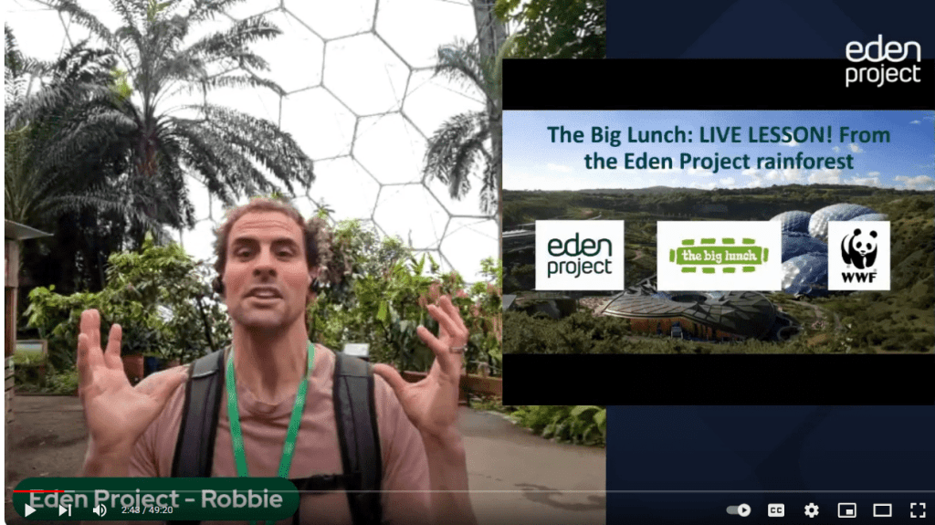 Live lesson from the rainforest with Eden Project and WWF-UK - Eden ...