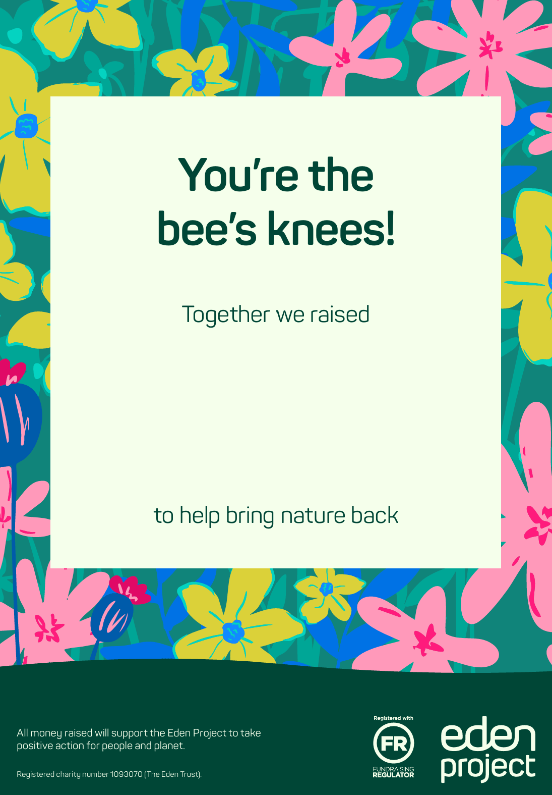 Fundraising ideas - Eden Project communities